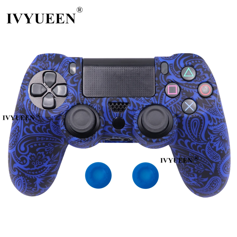 IVYUEEN-Étui de protection en silicone pour manette sans fil Sony ...