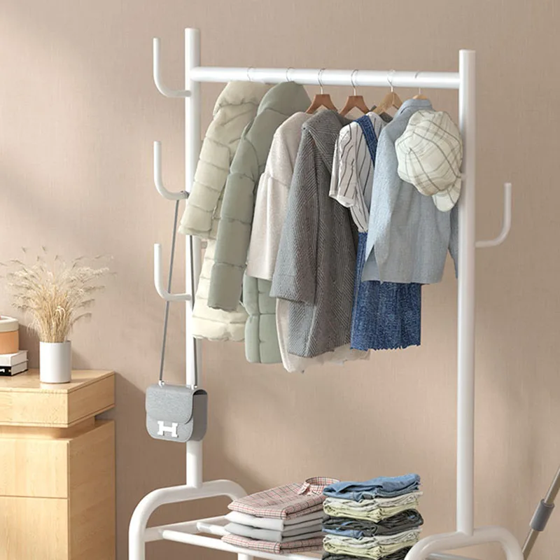 Floor Stand Coat Racks Clothes Hanger Children Multi Hallway Coat Rack ...