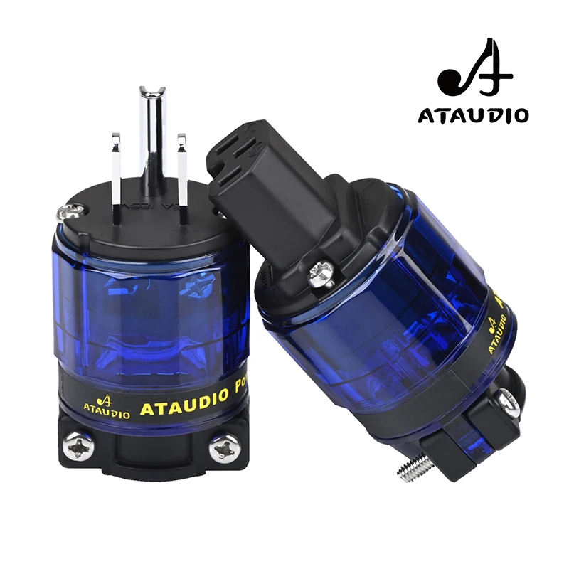 HiFi-Audio-Power-Plug-15A-Pure-Copper-Gold-Rhodium-Electric-EU-US-AU ...