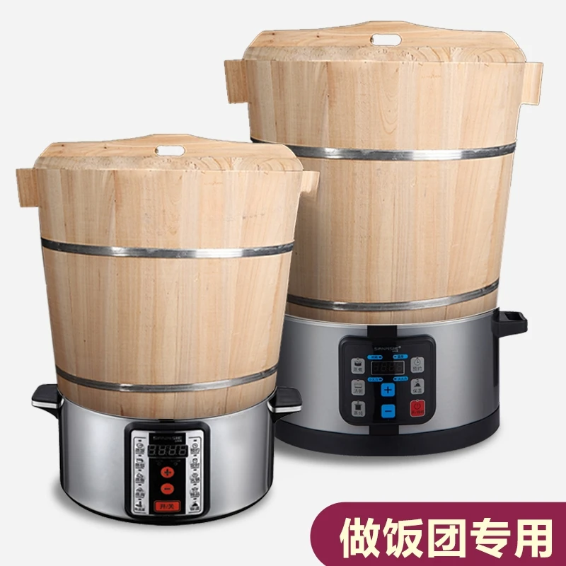 commercial-large-capacity-wooden-barrel-steaming-Rice-and-vegetable ...