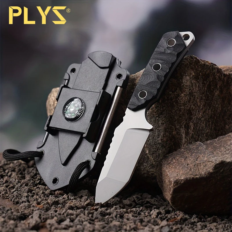 PLYS-Portable-Self-Defense-Survival-Knife-With-Flint-Compass-And-Mirror ...