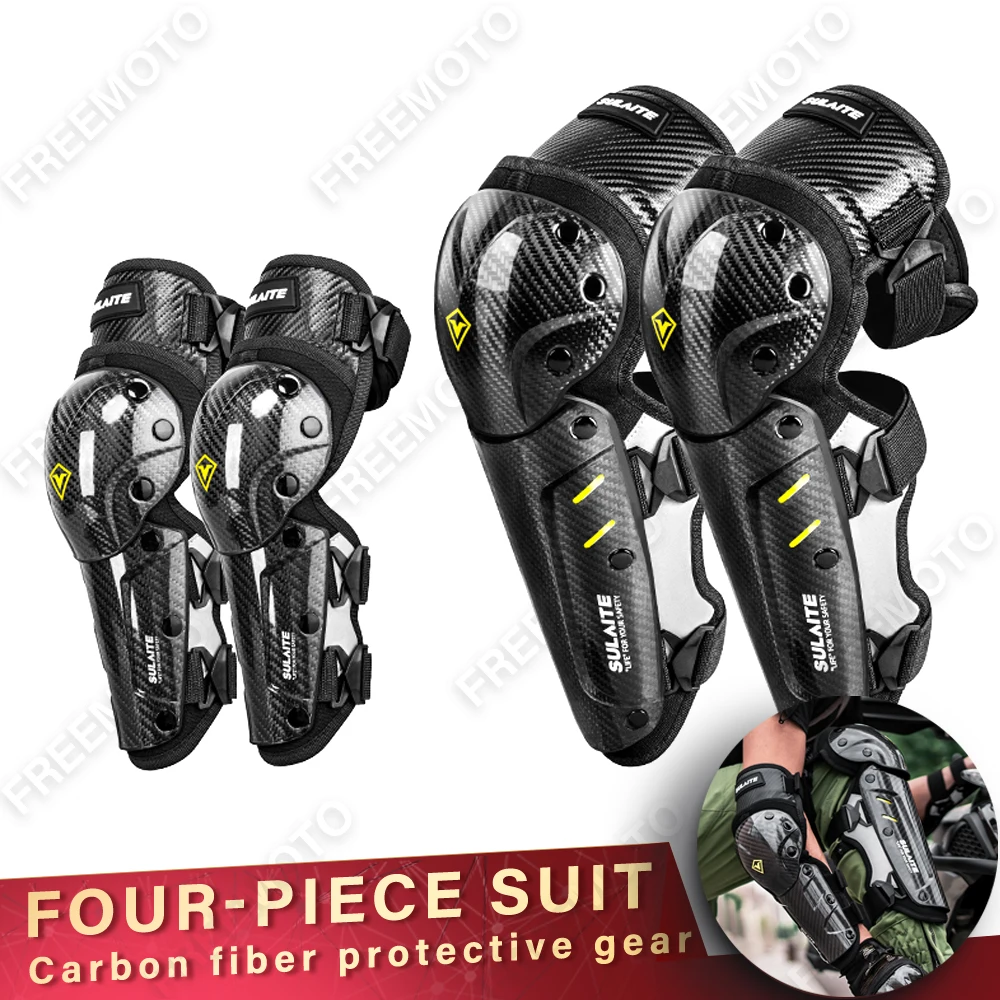 Motorcycle-Knee-Pads-Moto-Elbow-Pads-Set-Motorbike-Kneepad-Riding ...
