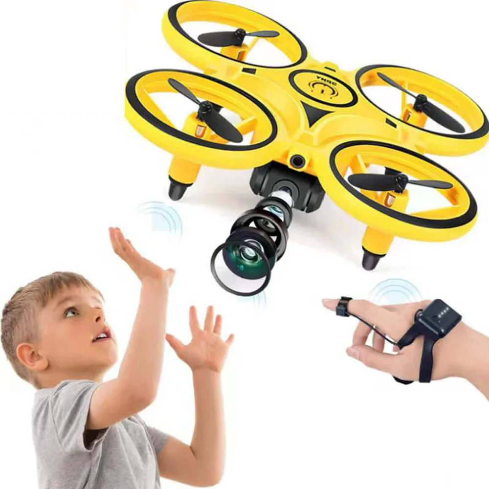 Mini RC Assista UFO Drone Smart Watch Controle de Gesto Sensoriamento ...