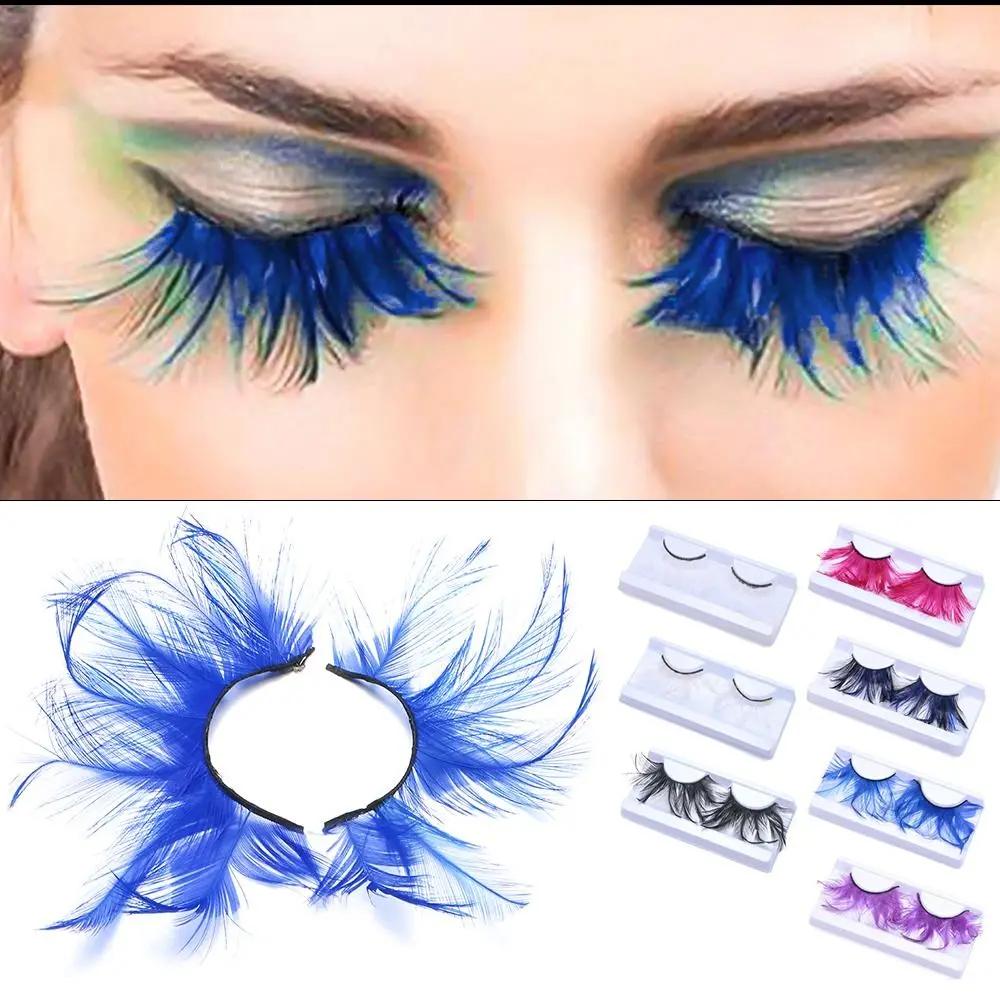 Eyelash-Extension-Feather-Eyelashes-Feather-False-Lashes-Halloween ...