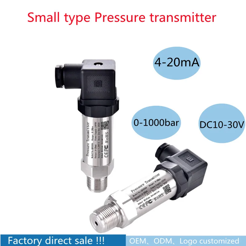 4-20mA-Output-Pressure-sensor-Transmitter-12-36V-supply-Water-Gas-Oil ...
