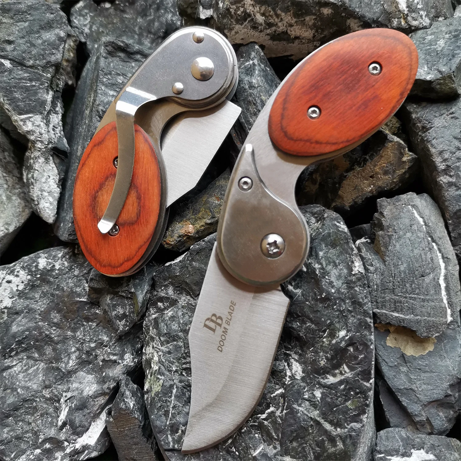 Mini-Knives-Utility-Folding-Pocket-Knife-Colorful-Wood-Handle-Folding ...