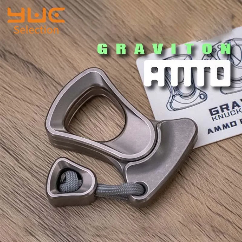 YUC-Fidget-Slider-Defense-Brass-Knuckles-Titanium-Finger-Sleeve-Ammo ...