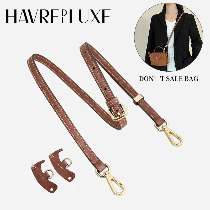 HAVREDELUXE-3Pcs-Set-Strap-For-Longchamp-Mini-Bag-Free-Punching ...