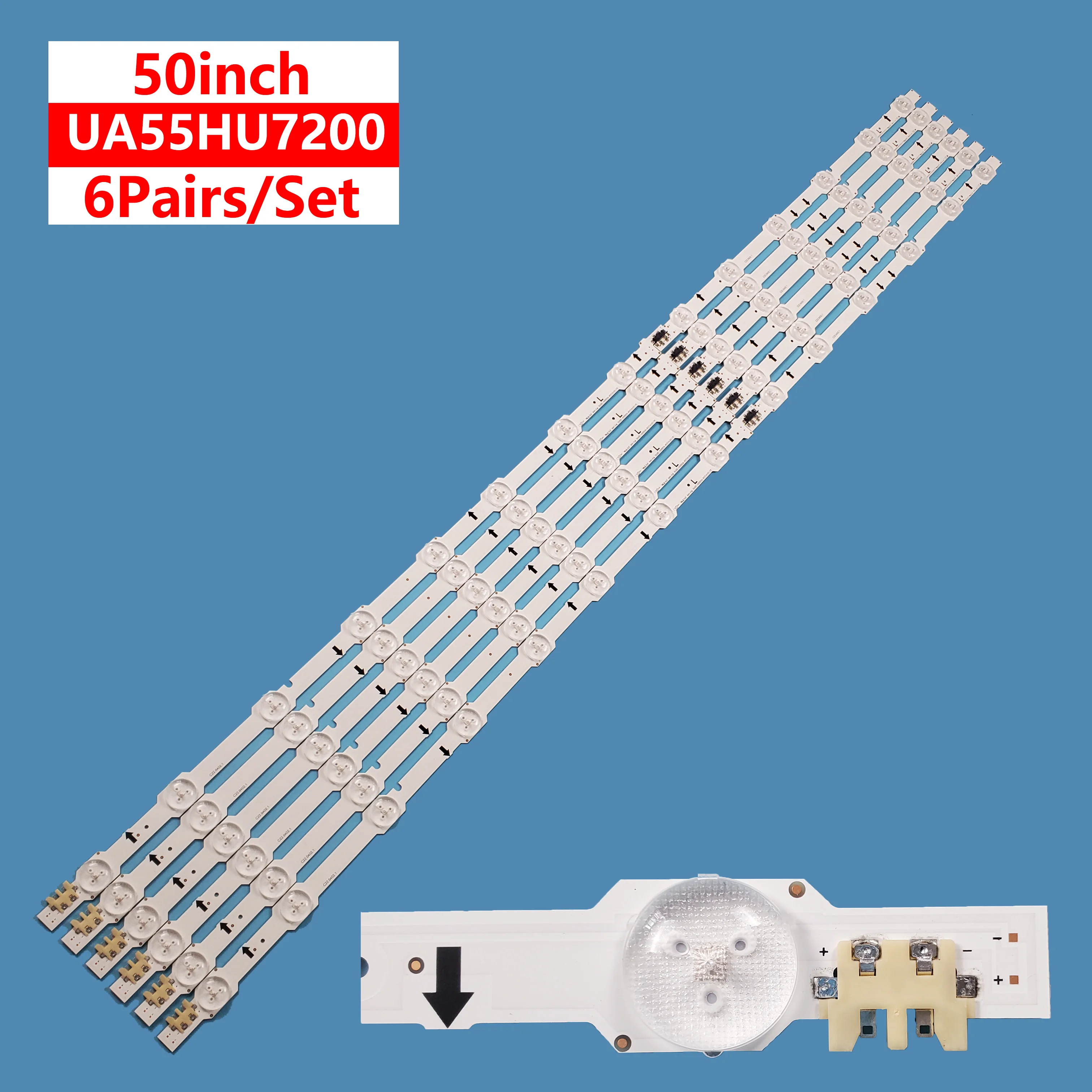 12Pcs-set-TV-LED-Backlight-Bar-Light-Strip-DUGE-500DCAB-R3-For-Samsung ...