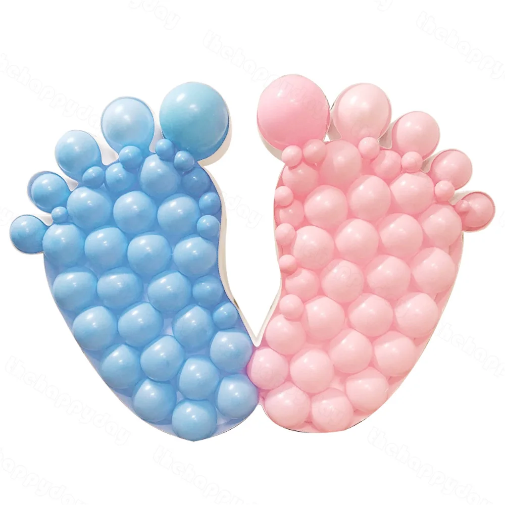 130cm-Baby-Feet-Shape-Mosaic-Balloon-Frame-DIY-Mosaic-Filling-Balloon ...