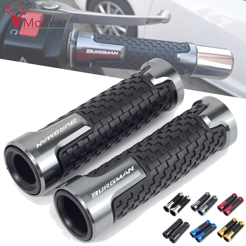 Burgman Motorcycle Handle Grip Handlebar Grips cover For SUZUKI BURGMAN ...