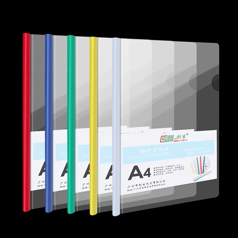 New-Waterproof-Transparent-File-Folders-A5-Binder-Clip-Planner-Report ...