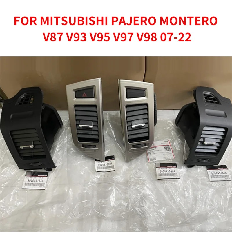 Car dashboard air conditioner air outlet is suitable for Mitsubishi Pajero Montero V87 V93 V95 ...