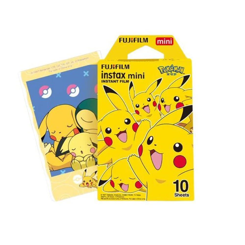 Original-Fujifilm-Instax-Mini-Film-Instant-Pokemon-Pikachu-Photo-Paper ...