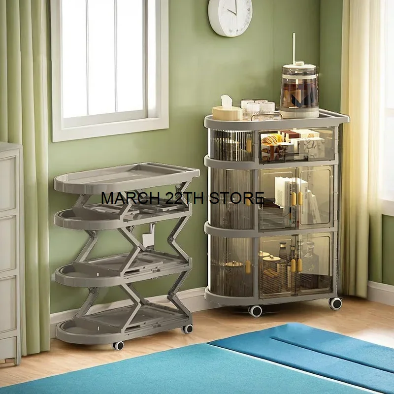 Multi-functional Folding Kitchen Trolleys Living Room Bedroom Kitchen ...