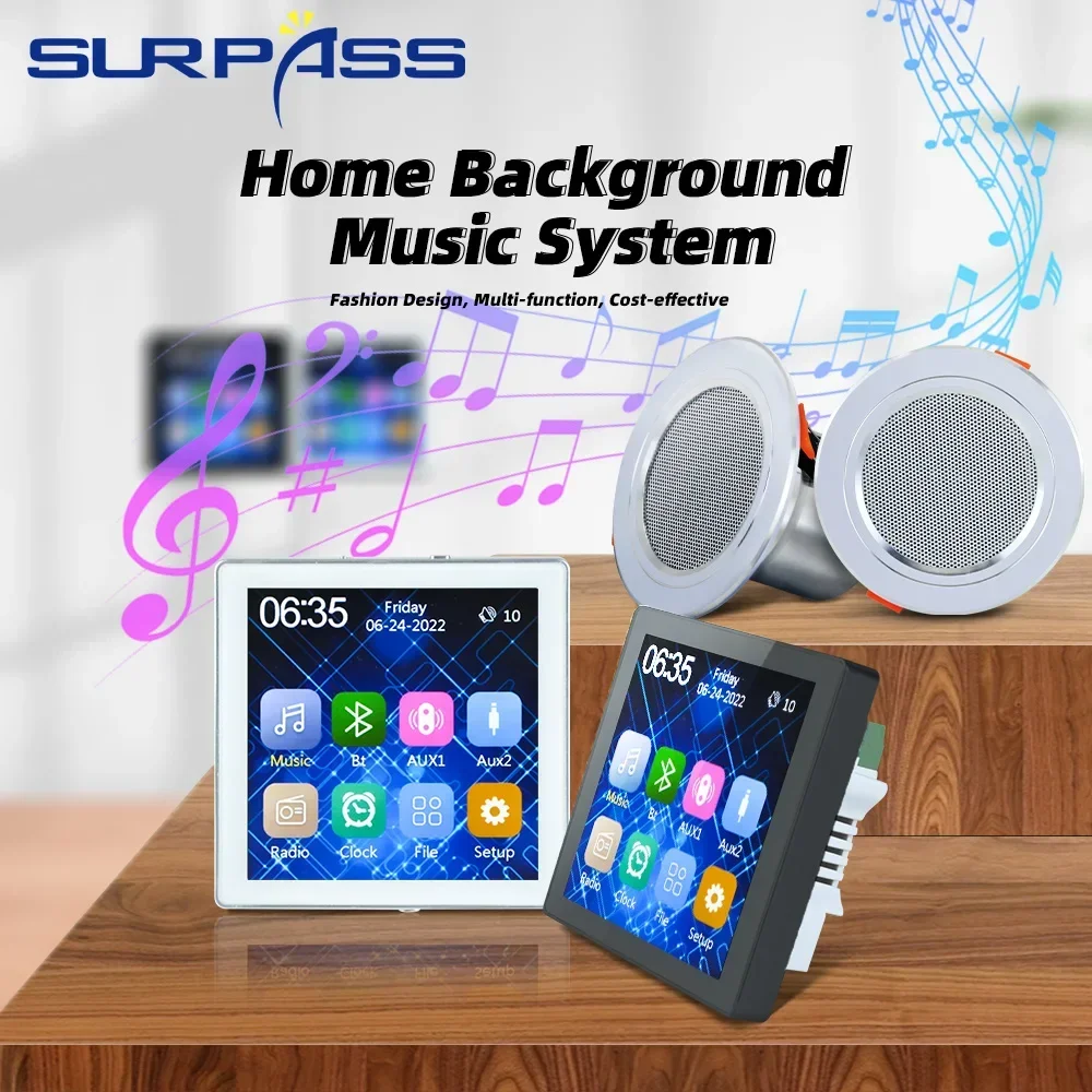 Smart-Home-Audio-Mini-Wall-Amplifier-Bluetooth-compatible-FM-Home ...