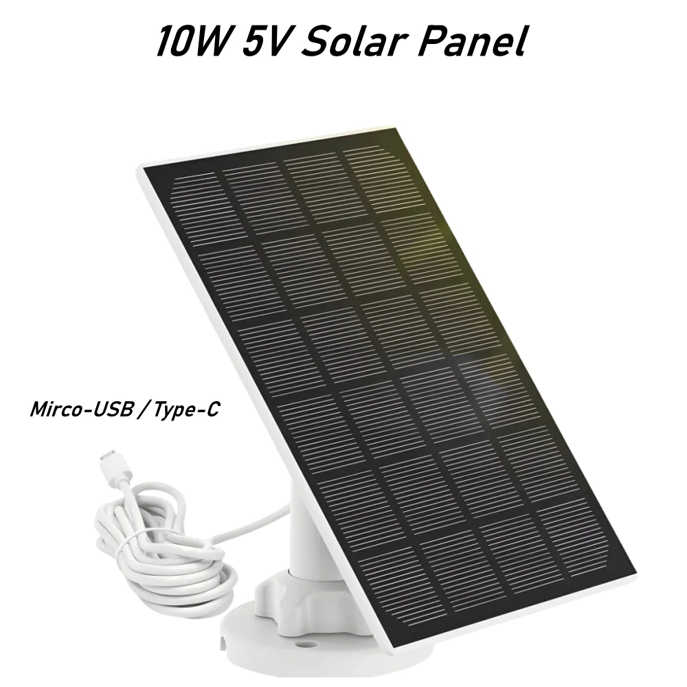 10W-18W-Waterproof-Outdoor-Solar-Panel-With-3-Meter-Cable-Type-c-Micro ...