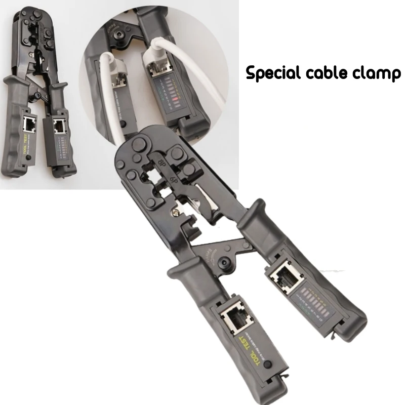 1-Pair-Of-Wire-Crimp-Pliers-Network-Cable-TesterNetwork-Cable-Clamp-Set ...