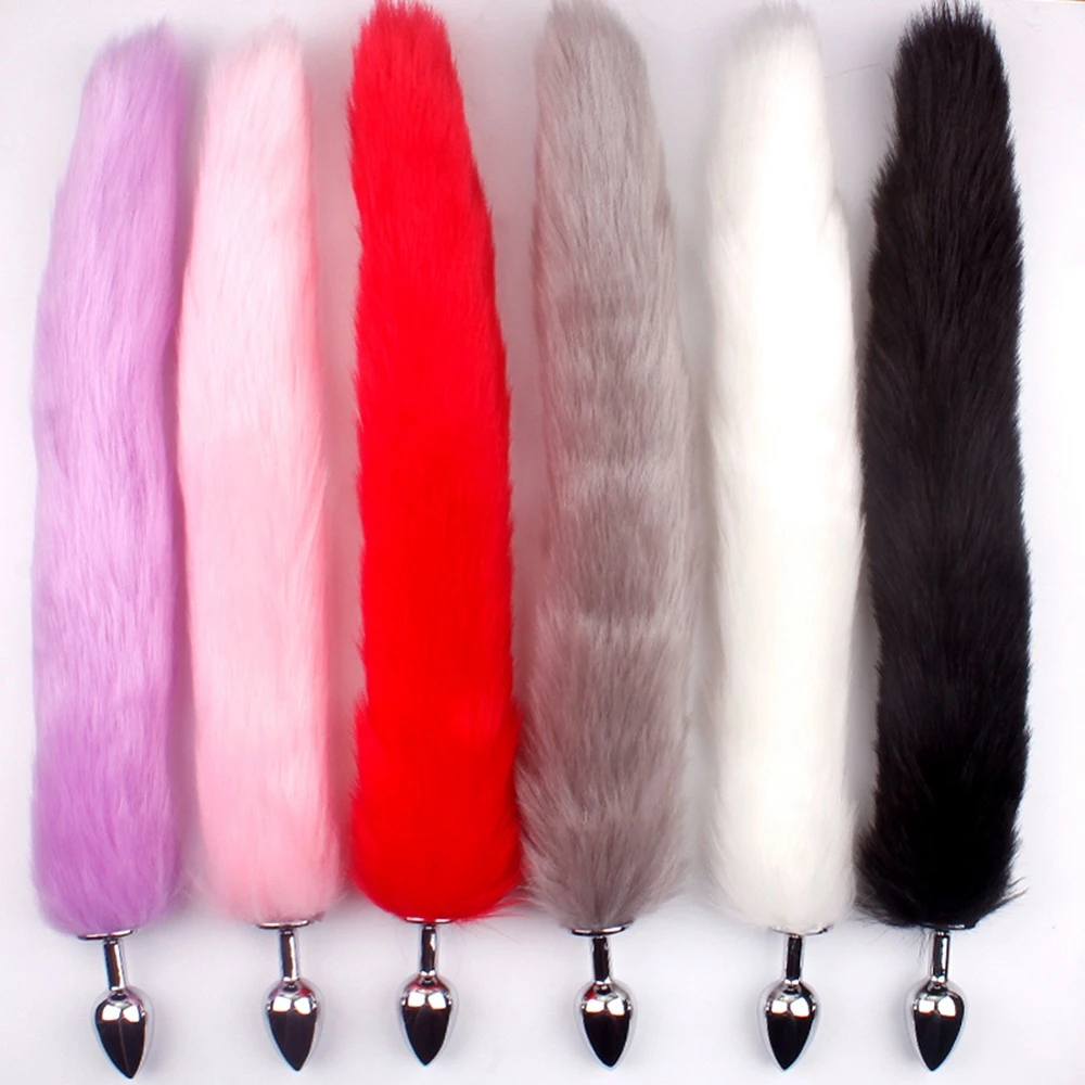 Fox Tail Anal Plug Tail Dildo Accessory Sex Toys For Women Prostate ...
