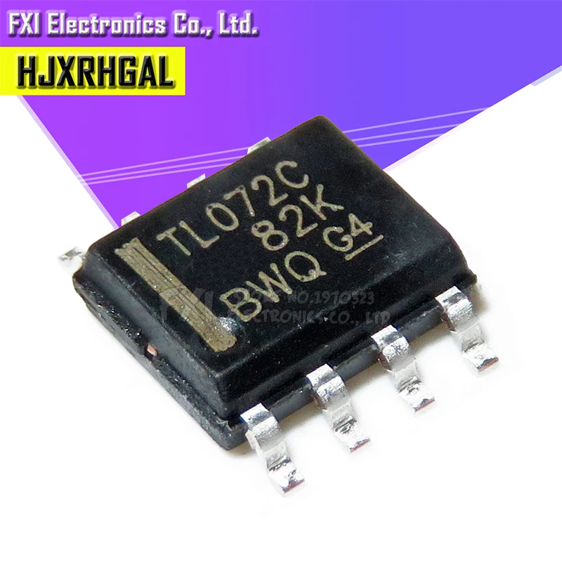 100PCS TL072CDR TL072 SOP8 SOP TL072CD SMD LOW-NOISE JFET-INPUT ...