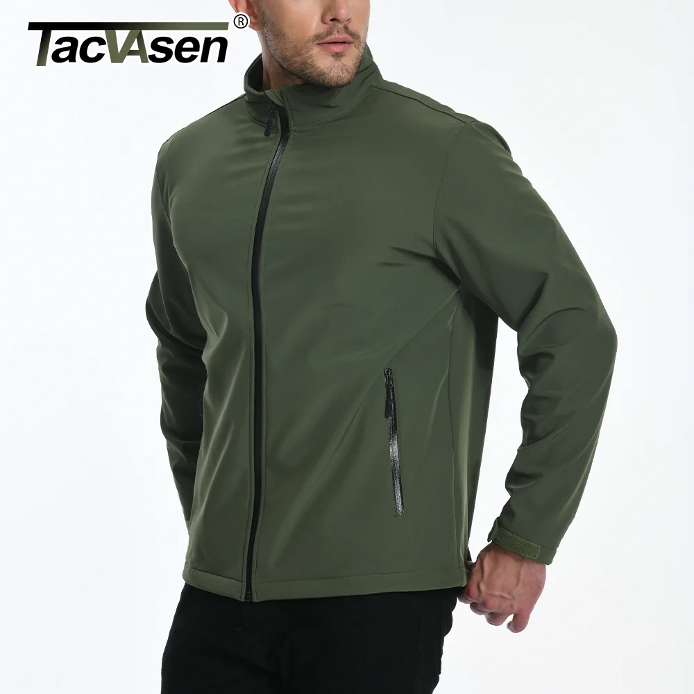 TACVASEN-Waterproof-Softshell-Jacket-Mens-Full-Zip-Up-Fleece-Work ...