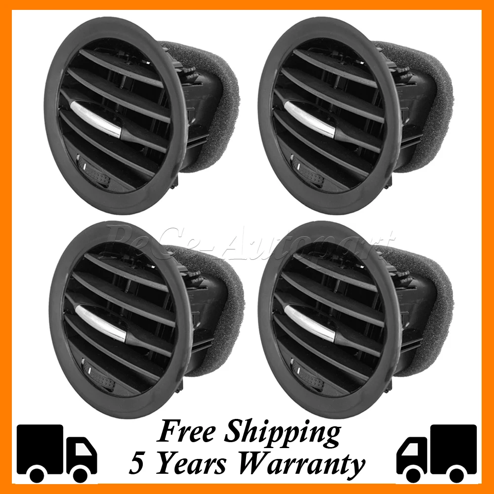 New A/C Air Vent Cover Outlet Grille Black/Chrome Fits For Opel ADAM ...