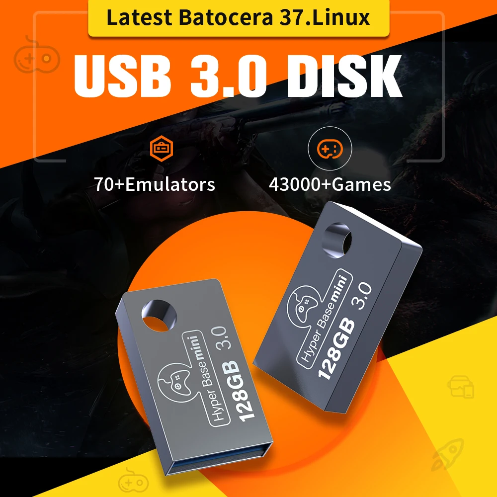 128GB-Portable-USB-3-0-Disk-Latest-Batocera-37-Linux-System-Game-Player ...