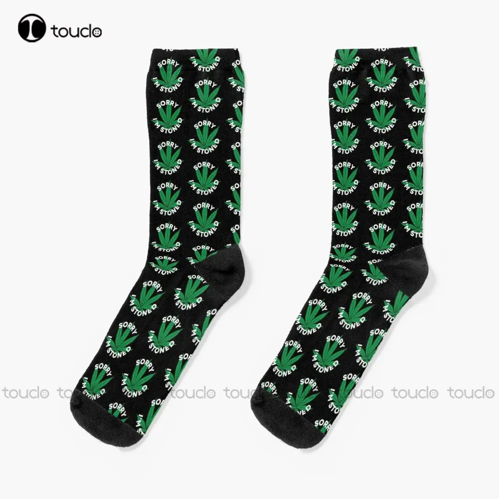 Smoke-Weed-420-Cannabis-Ganja-Hemp-Grass-Joint-Stoner-Gifts-Socks ...