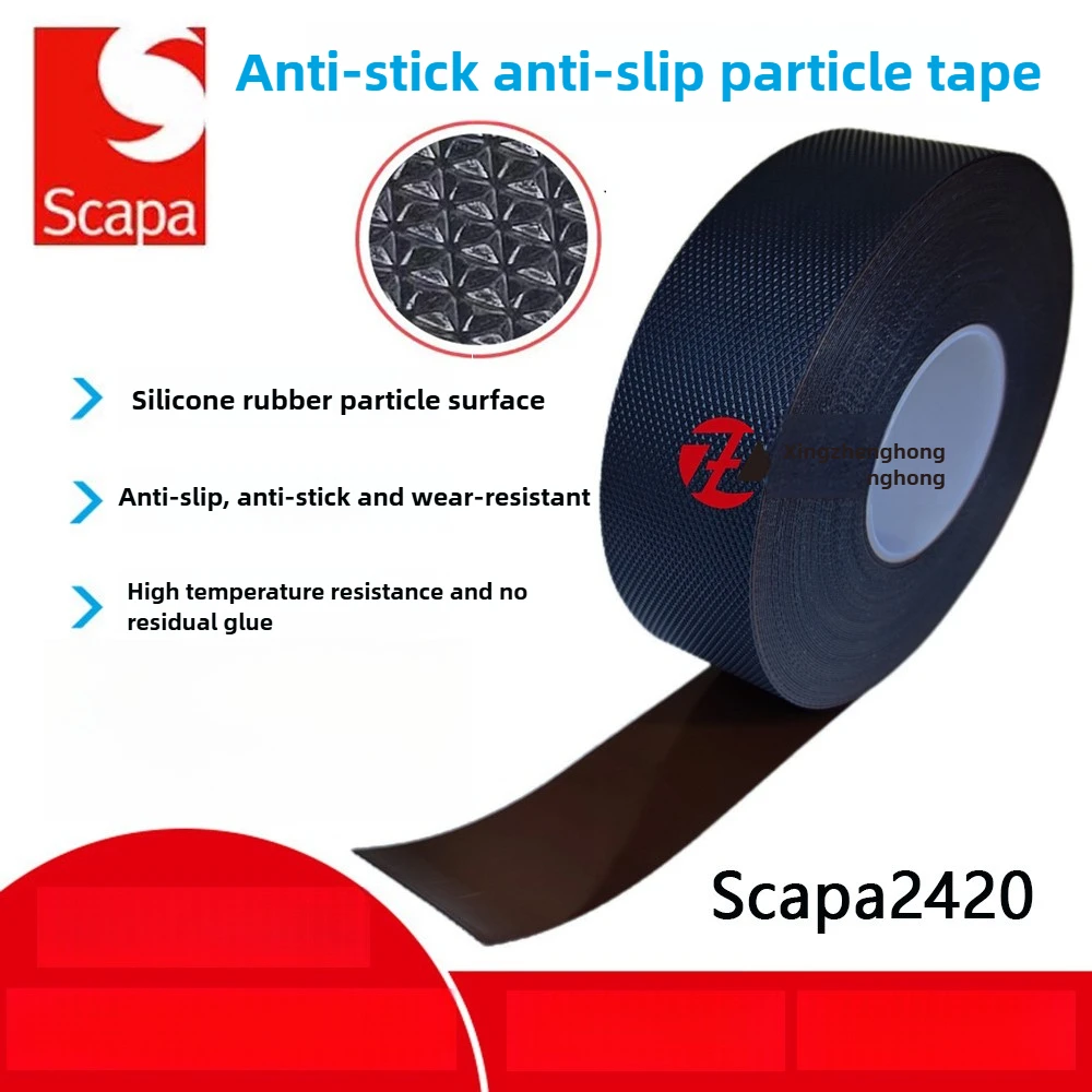 2420 Anti - Slip Anti - Stick Black Triangle Diamond Granular Tape, Non ...