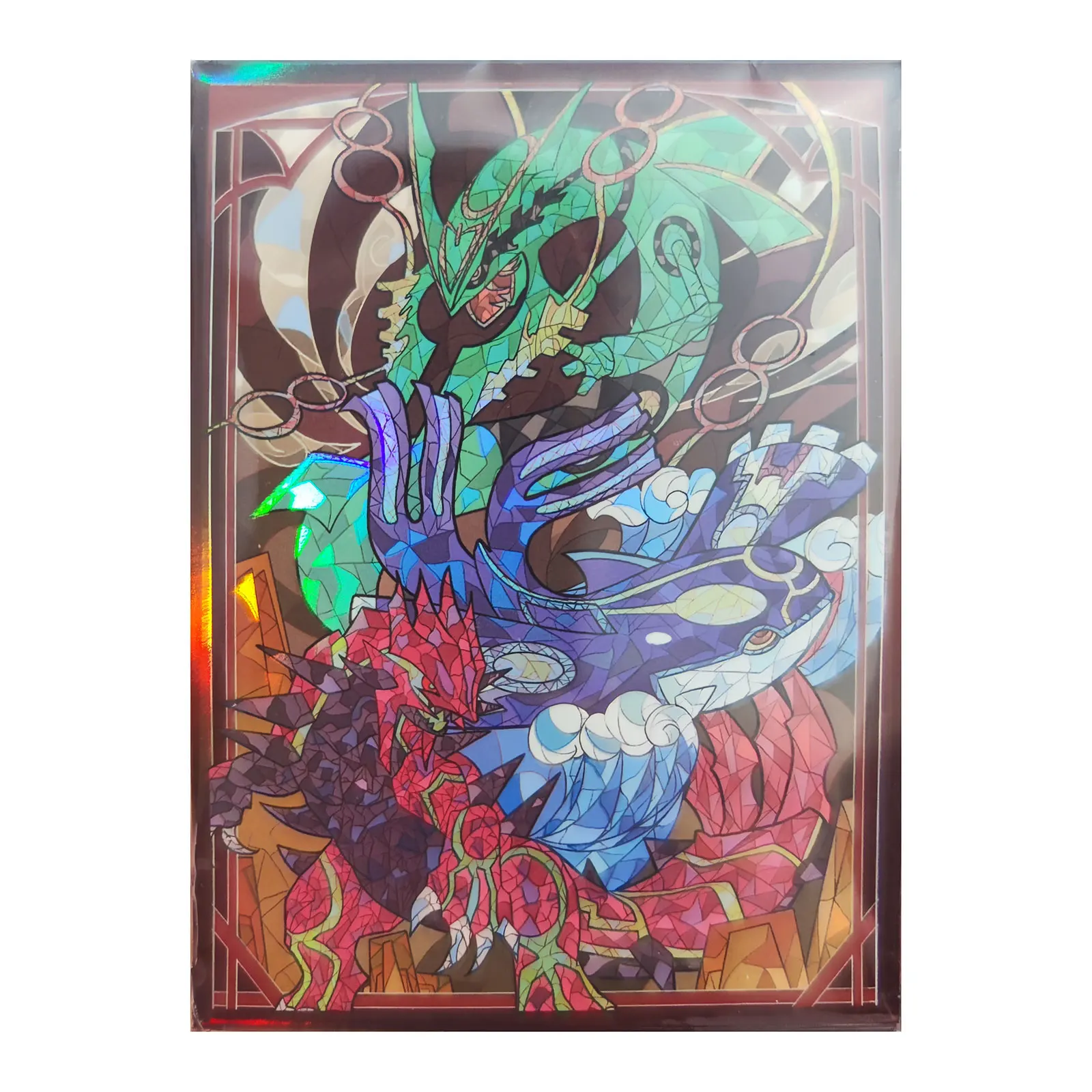 60PCS-HOLO-Anime-Card-Sleeves-66x91mm-Board-Game-Cards-Protector-Card ...