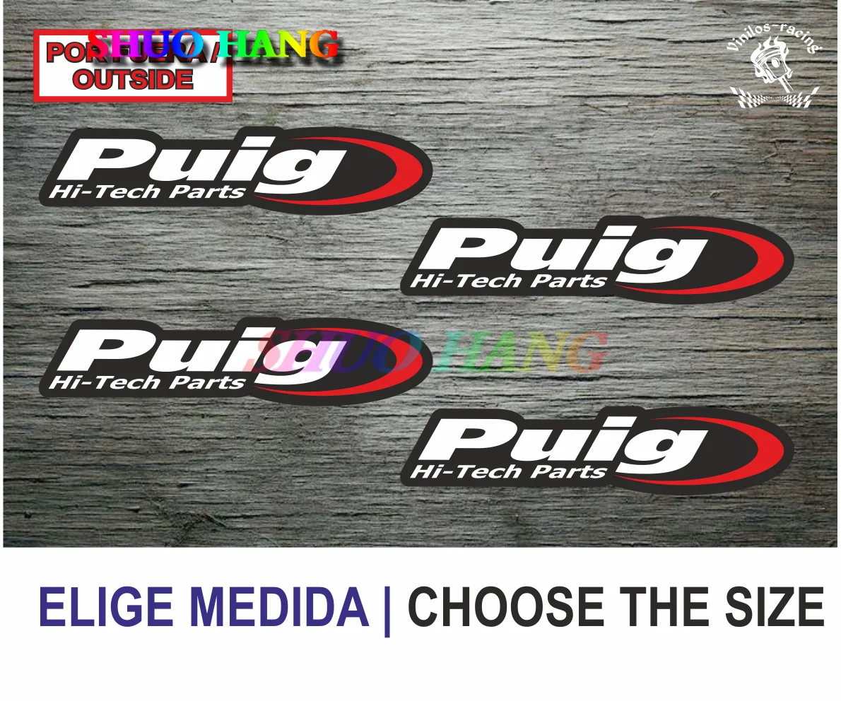 High Quality Car Sticker Puig Hi-Tech Parts Vinyl Auto Parts Window ...