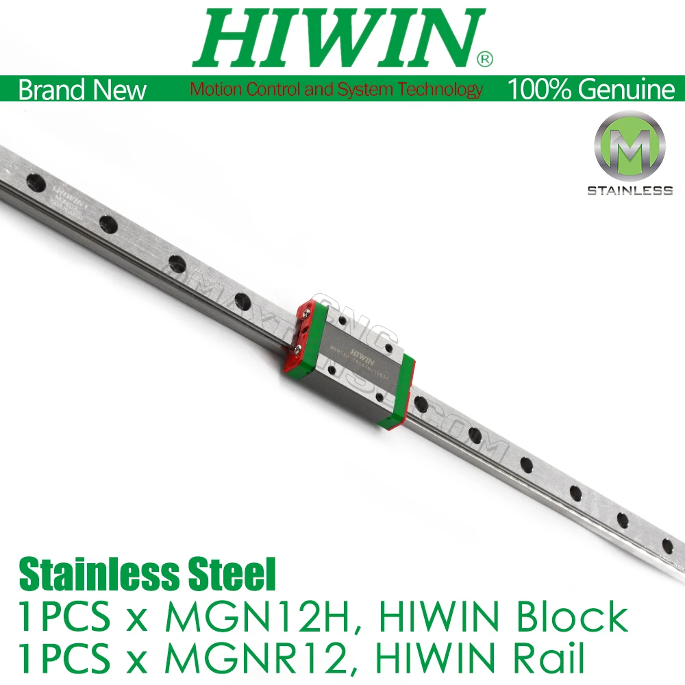 HIWIN-Bloque-deslizante-de-acero-inoxidable-MGN12H-carril-de-gu-a ...