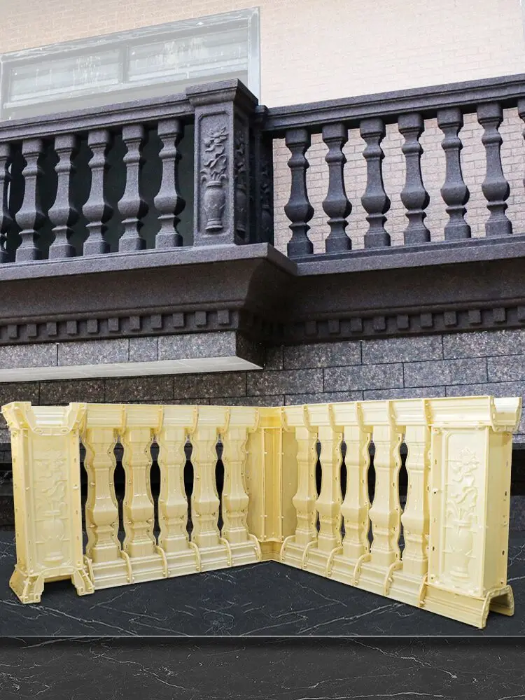 Railing mold balcony roman column guardrail model Daquan vase column ...