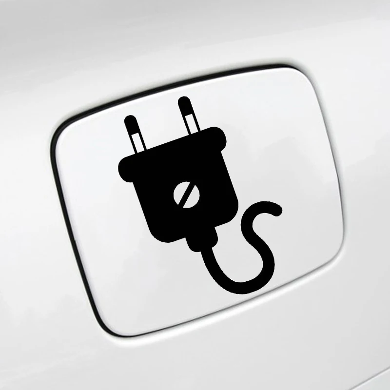 Electric-Plug-Shape-Fashion-Car-Sticker-Bumper-Windshield-Auto-Decal ...
