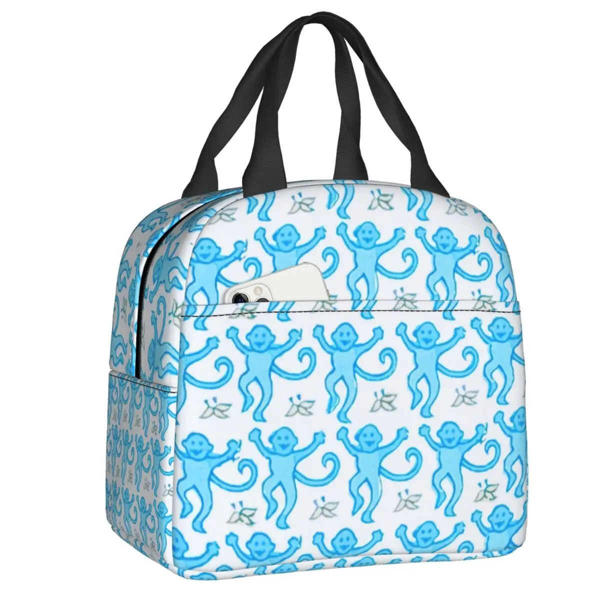 Custom-Preppy-Roller-Monkeys-Rabbit-Lunch-Bag-Women-Warm-Cooler ...