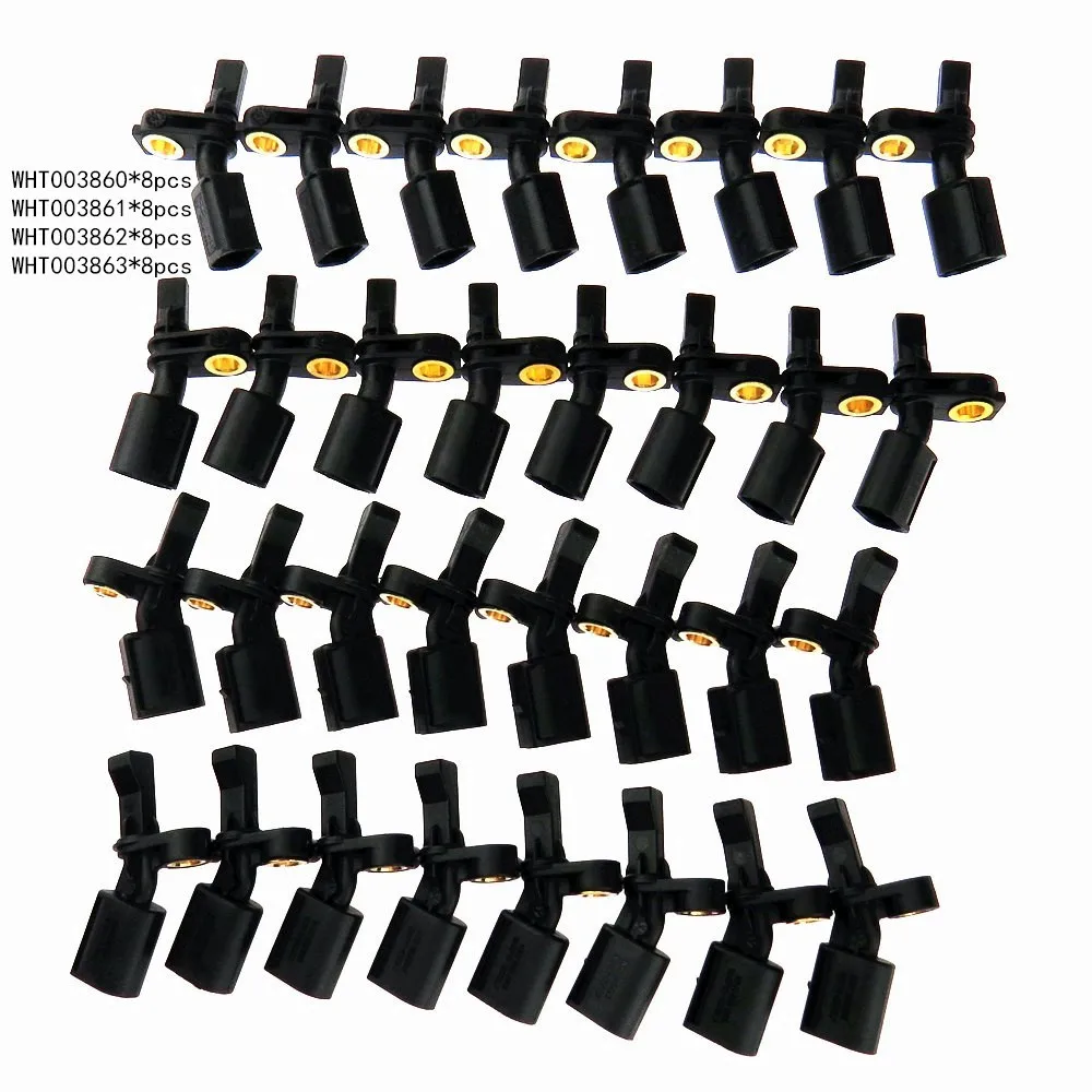 32pcs/set Car Abs Wheel Speed Sensor Left Right Front Rear For Audi A2 ...