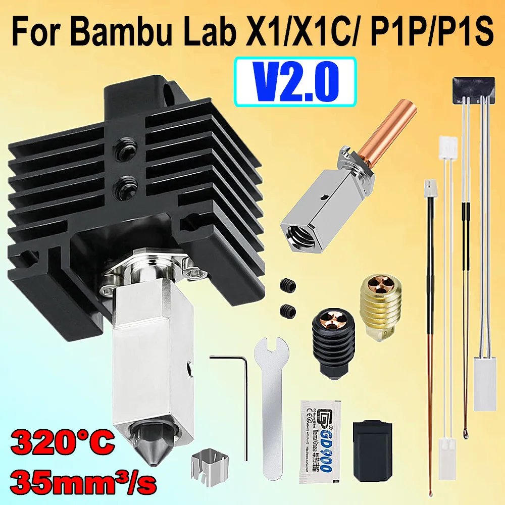 X1C-V2-Hotend-Kit-For-Bambu-Lab-with-Nozzle-0-2-0-4mm-Hardened-Steel ...