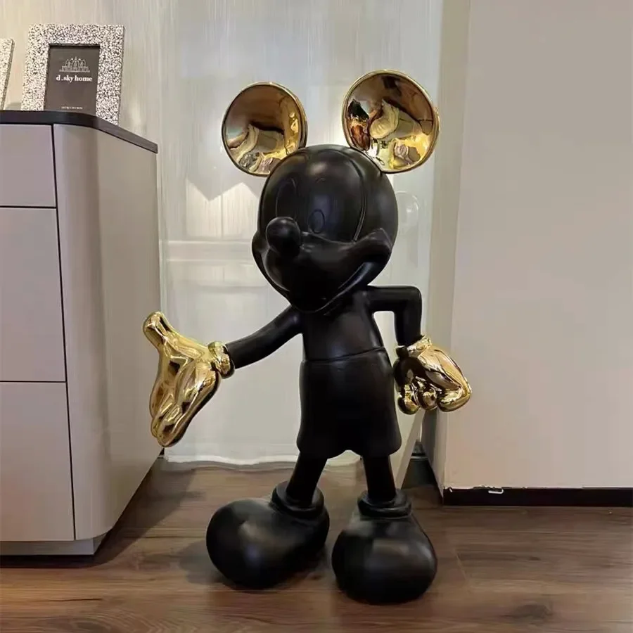 Disney-Cute-120cm-Mickey-Mouse-Action-Figure-Resin-statue-model-Home ...