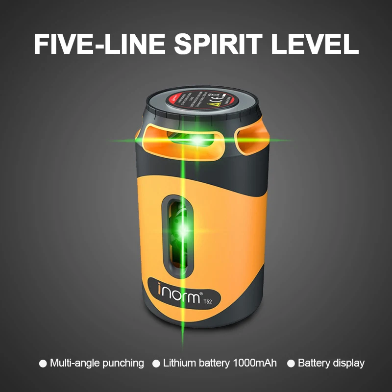 5 Lines Laser Level Self-levelling High Precision Cross Level ...