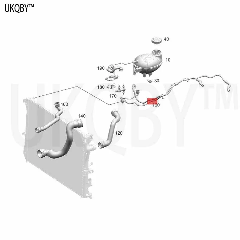 Вентиляционный канал Me rc ed es A2055017601 От правой стороны ...