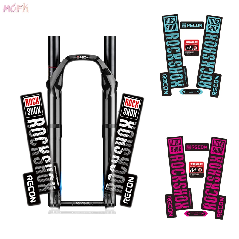 DIY-rockshox-RECON-front-fork-stickers-customized-MTB-front-fork ...