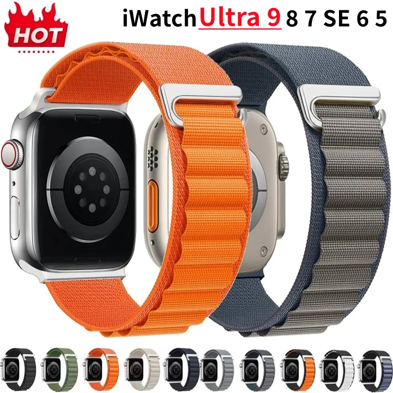 Correa Alpine Loop para Apple Watch Band 49mm 45mm 44mm 42mm 41mm 40mm ...