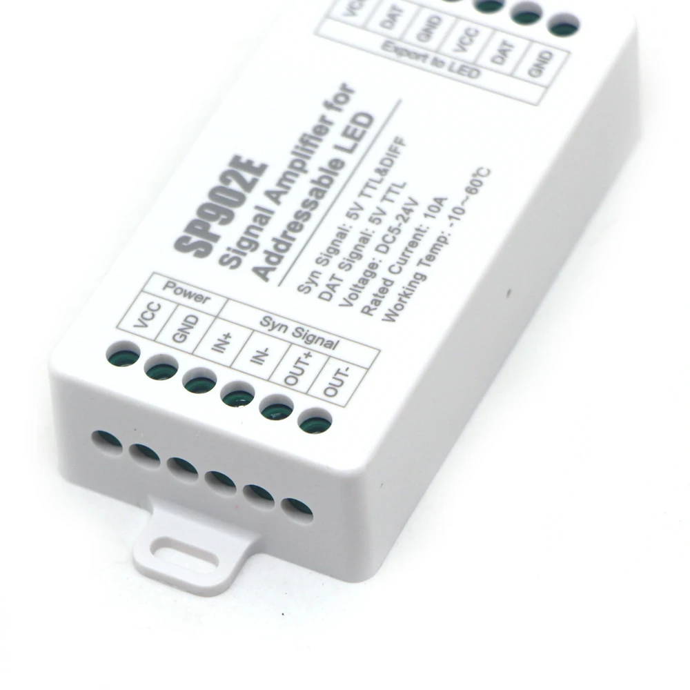 SP902E SPI Signal Amplifier Repeater For WS2812 WS2811 WS2813 RGB ...