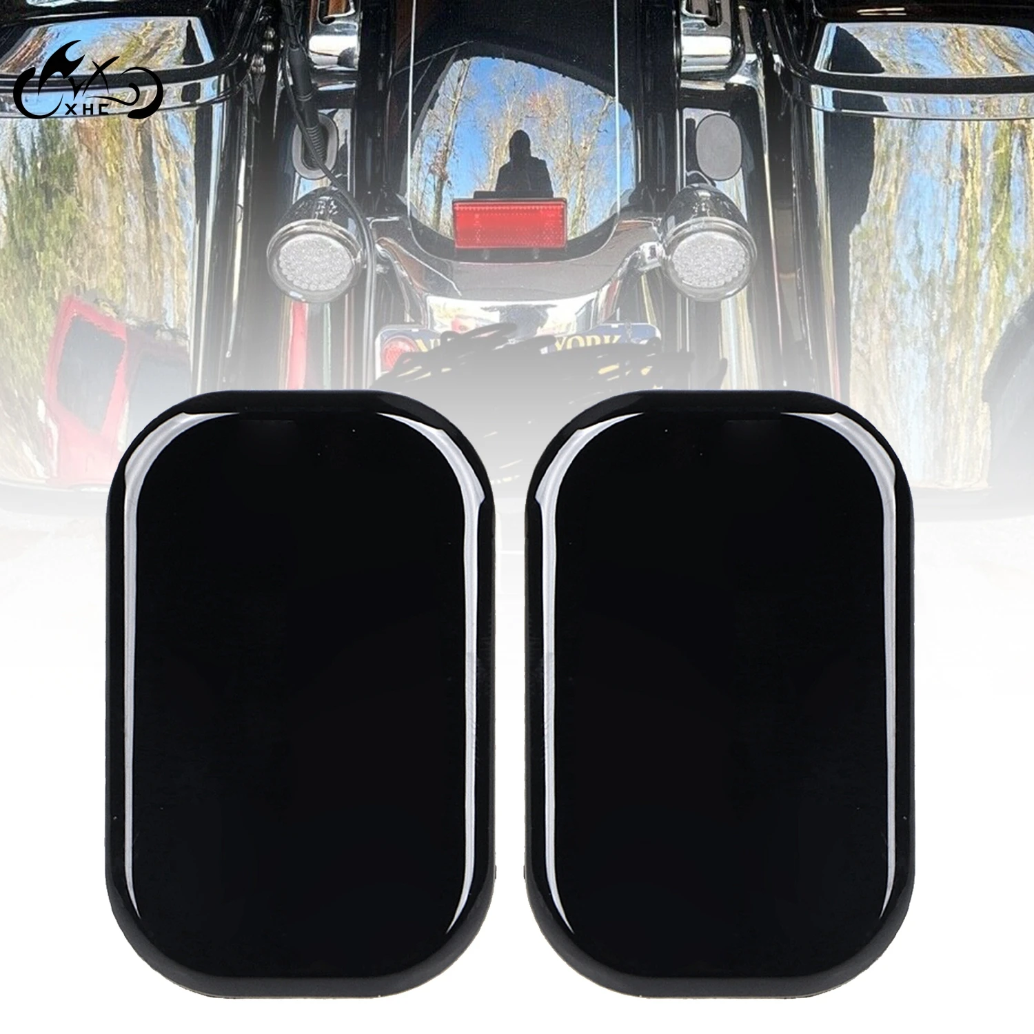 Antenna Hole Plug Filler Cover For Harley Road Glide Custom FLTRX 10-22 ...