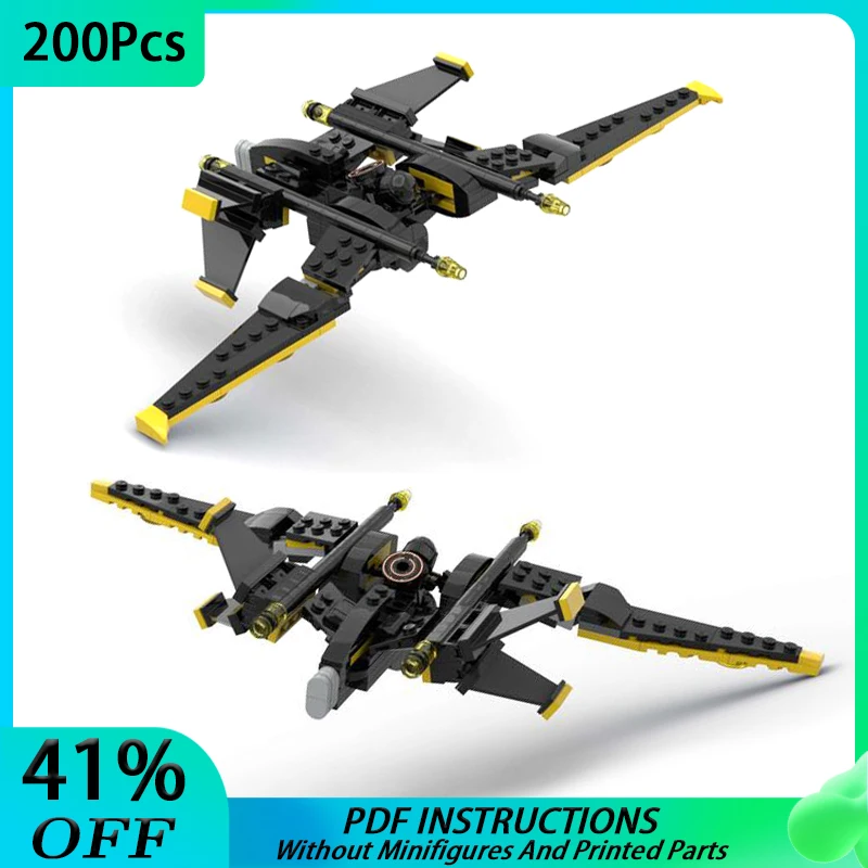 MOC-Movie-Scene-Tron-Legacy-Rinzler-s-Light-Jet-Airplane-Model-Building ...