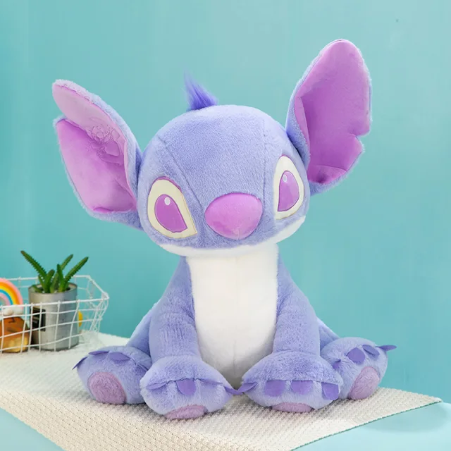 60cm Disney Purple Lilo & Stitch Cartoon Stuffed Plush Dolls Anime ...