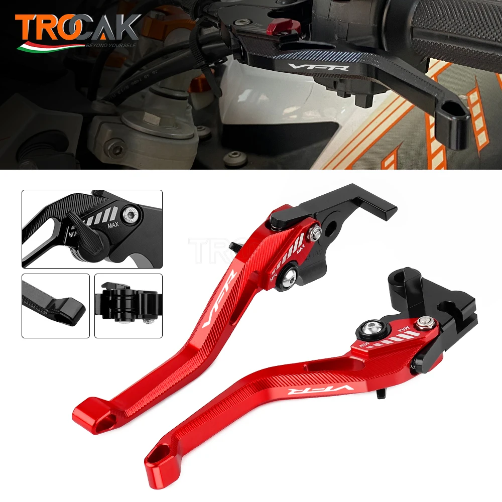 Motorcycle-CNC-Aluminum-Adjustable-Short-Brake-Clutch-Levers-For-Honda ...