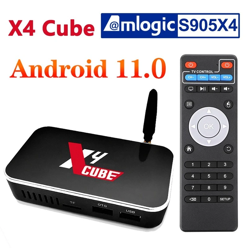 Ugoos X4 PRO Smart TV Box Android 11 4GB 32GB X4 Plus 4GB 64GB X4 Cube 2GB16GB DDR4 Amlogic ...