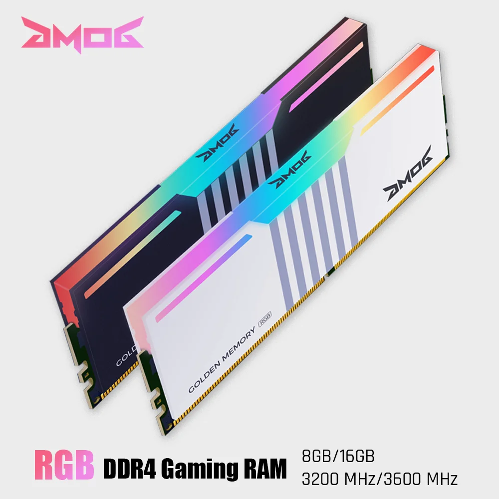 Memoria-RAM-GMOG-RGB-DDR4-8GB-16GB-3200MHz-3600MHz-XMP-compatible-con ...