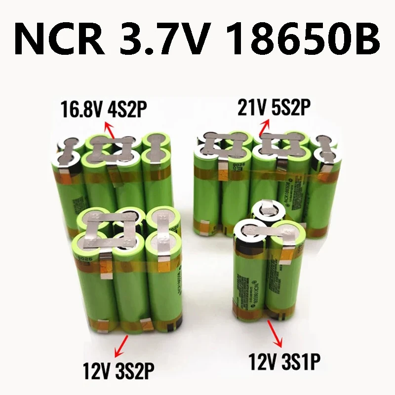 100% Original NCR18650B 12V 16.8V 21V 25V Battery Pack NCR18650B ...